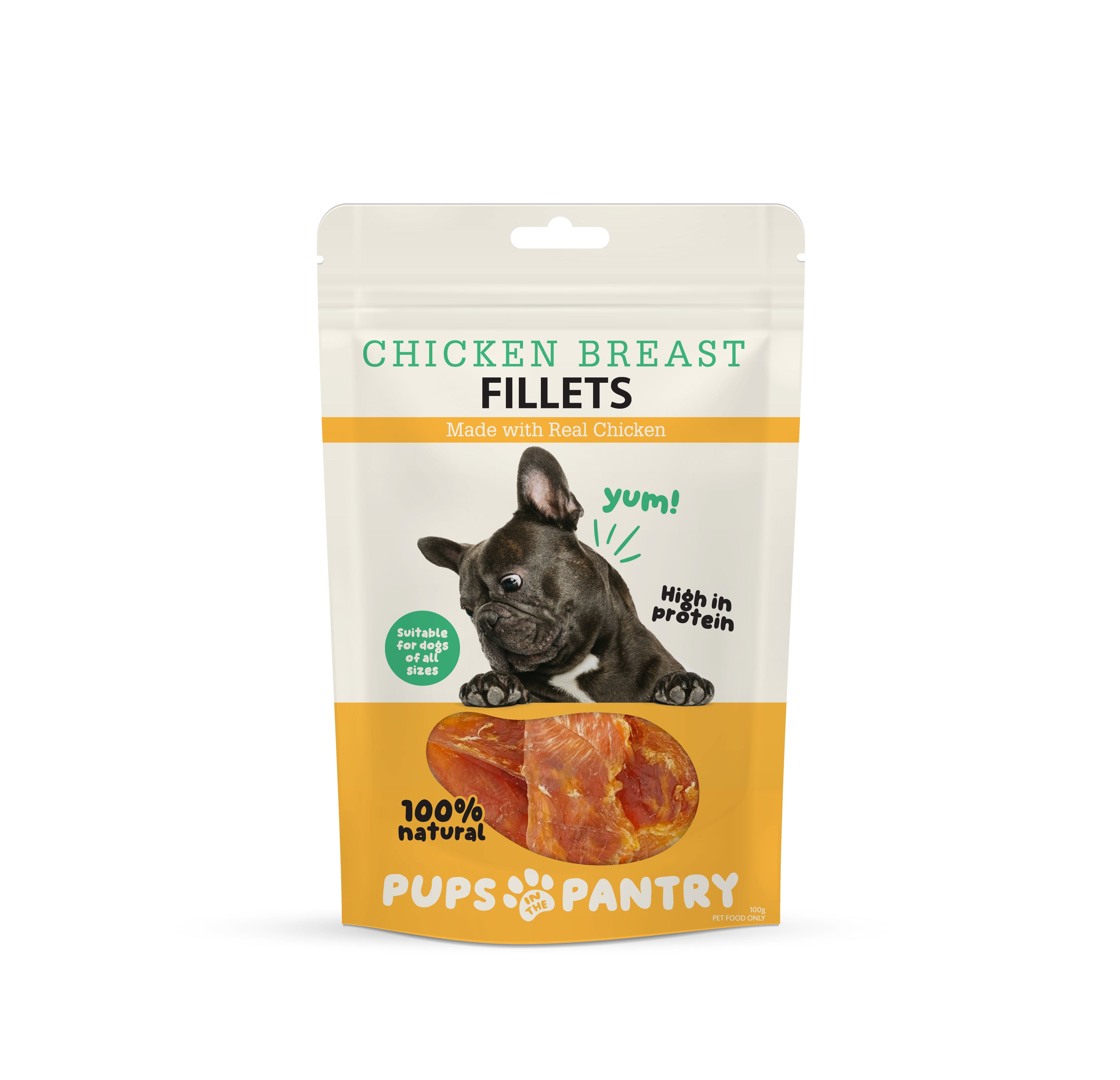Pups in the Pantry Chicken Fillets 100g – Lux & Bones